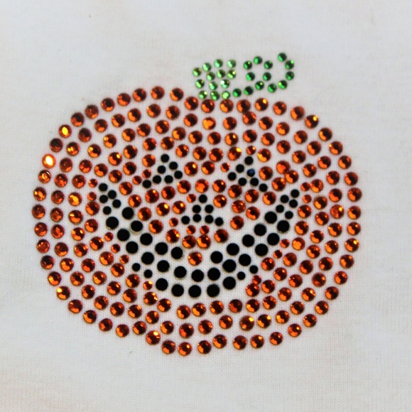 Sweet Cheeks | Shirts & Tops | Sweet Cheeks Swarovski Crystal Pumpkin ...